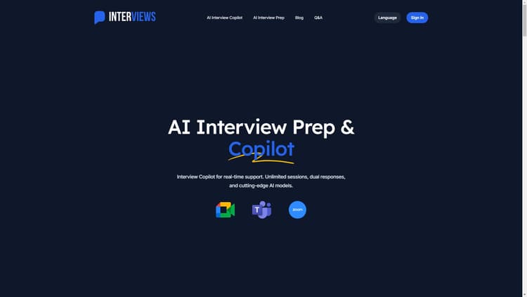 Interview GPT - AI 模拟面试 | 视频招聘软件 | 技能评估工具