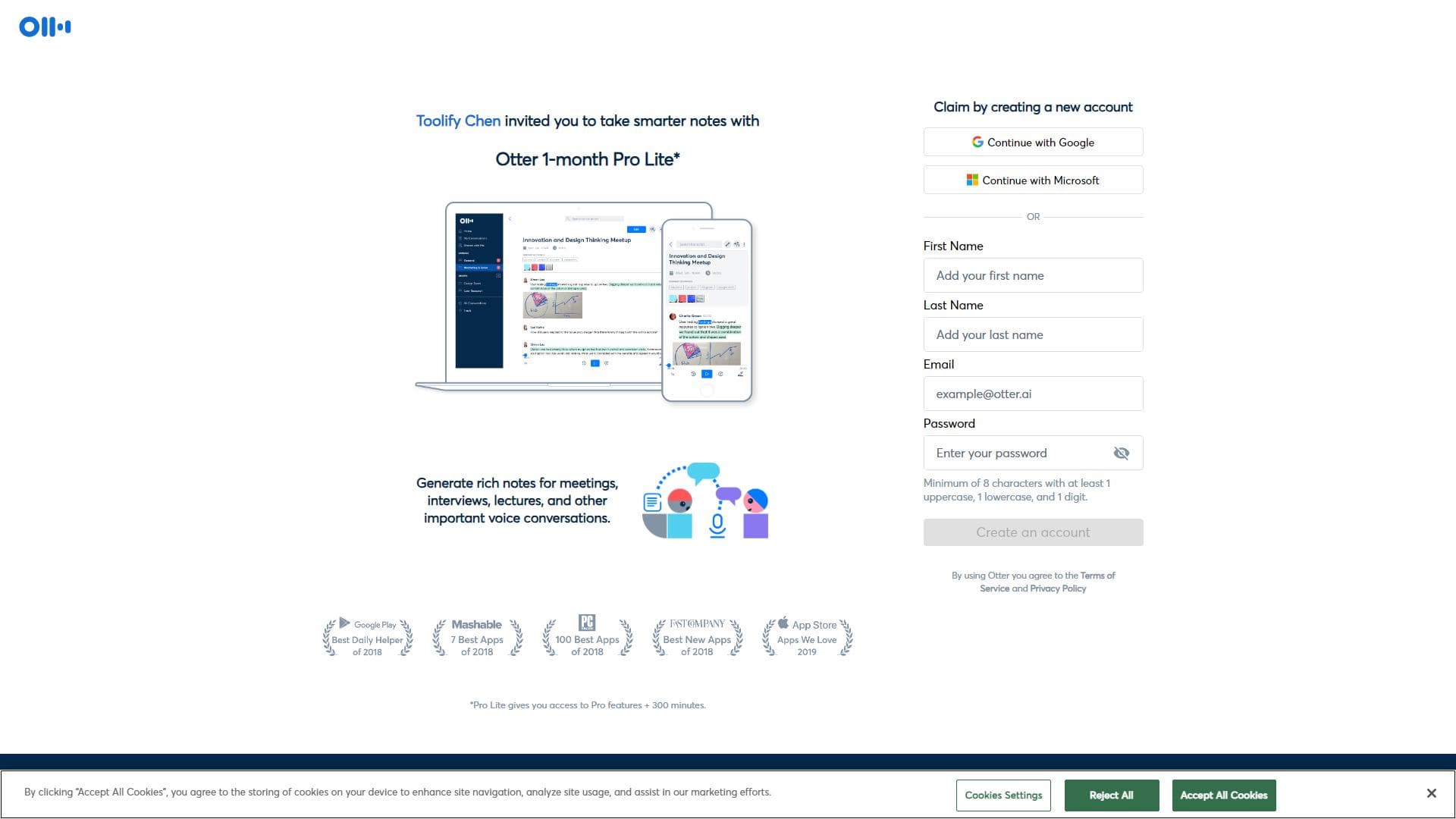 Proactor AI - 主动式 AI 助理，实时会议转录与智能笔记