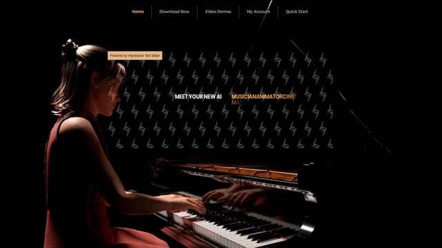 Concert Creator - 免费 AI 钢琴动画生成器，将音频转为虚拟音乐会