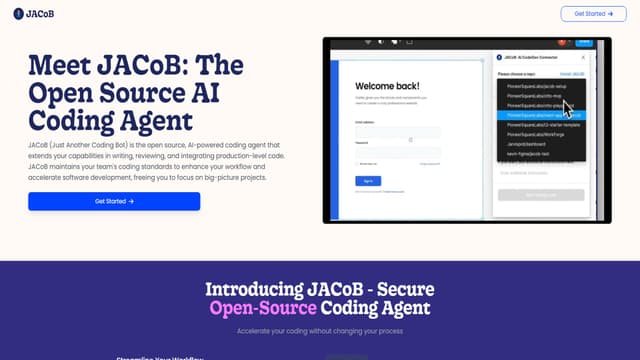 JACoB：开源 AI 编码代理，加速软件开发与提升代码质量