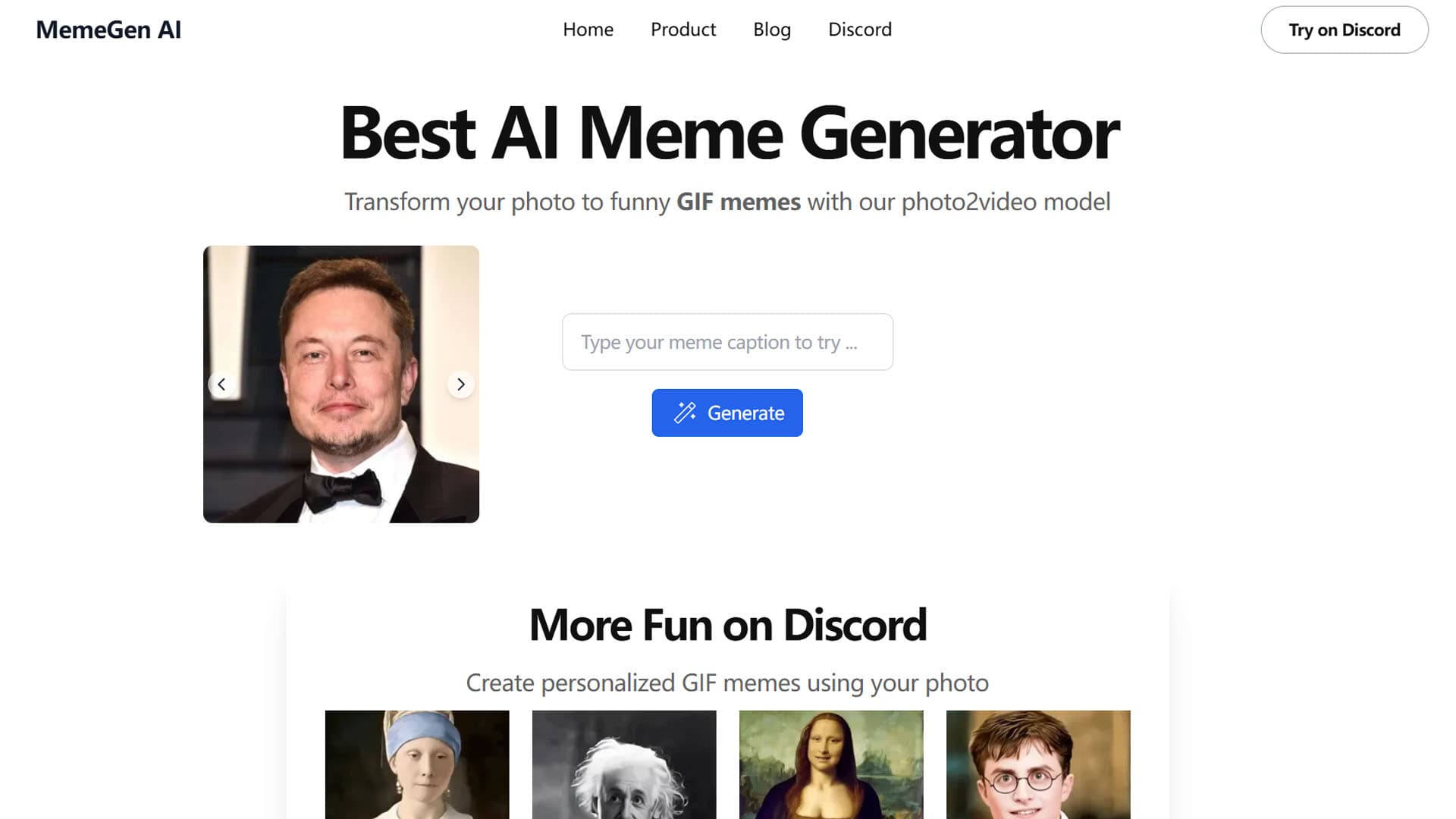 MemeGen AI: 免费AI表情包生成器 | 制作GIF梗图，趣味无限！