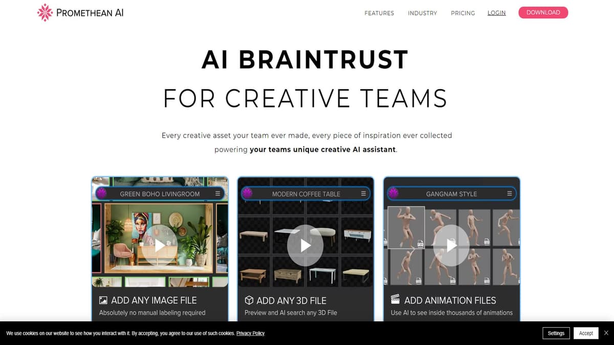 Promethean AI：AI创意助手 | 世界构建 | 数字艺术生产 | 游戏电影制作