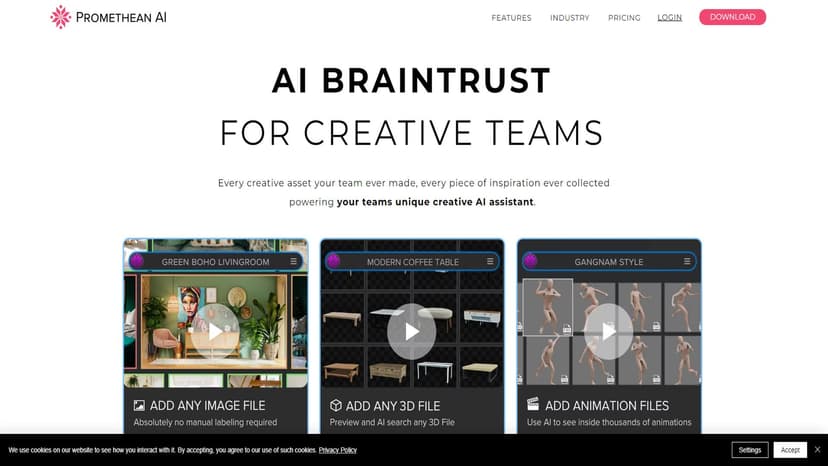 Promethean AI：AI创意助手 | 世界构建 | 数字艺术生产 | 游戏电影制作