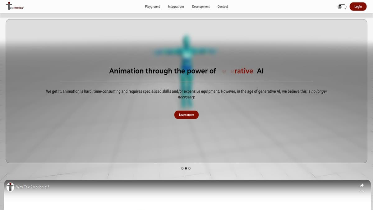 Text2Motion：用生成式 AI 轻松将文本转化为动画 | 你的动画副驾驶