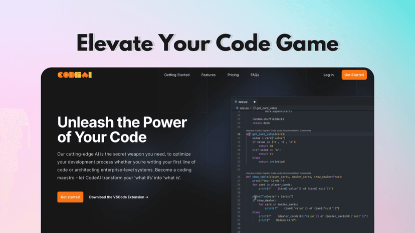 CodeAI：VS Code AI 编码助手，智能生成代码、测试与文档