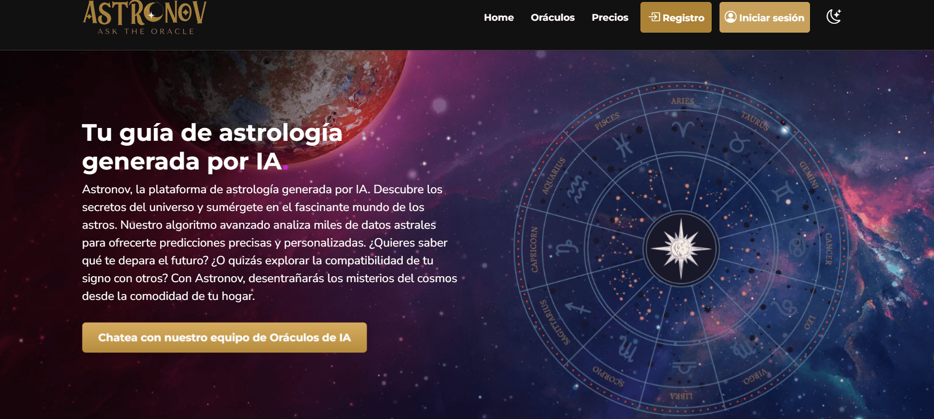 AstroSeek 免费星盘分析 | 免注册查看个人本命盘与 AI 占星解读