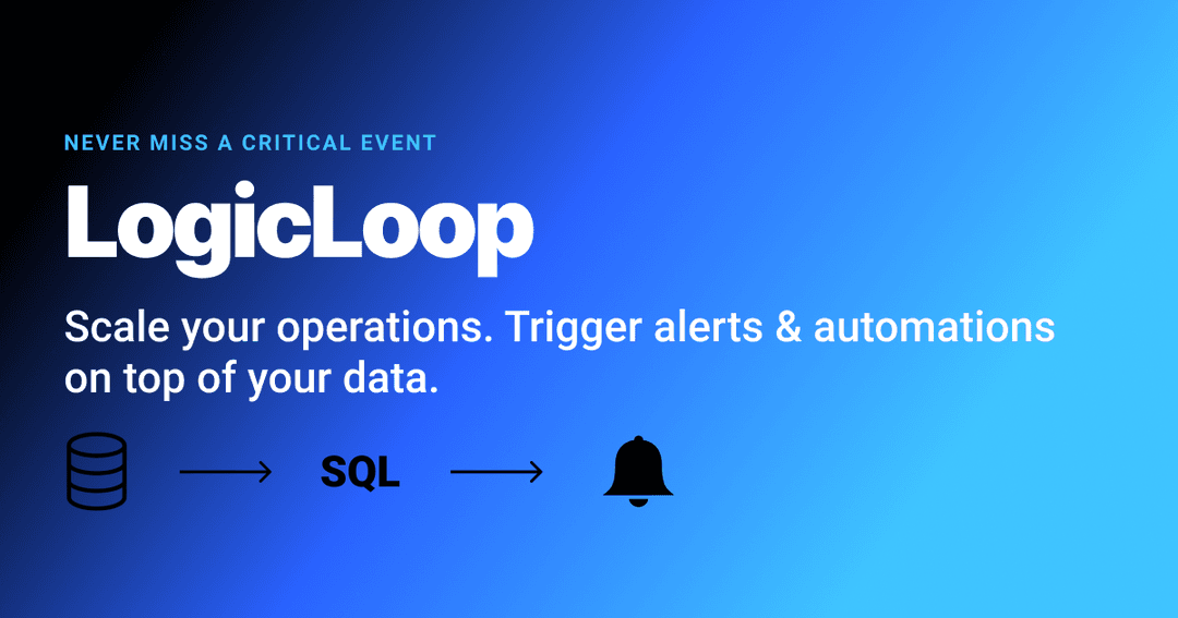 LogicLoop - 低代码 SQL 规则引擎，实现数据驱动的业务自动化