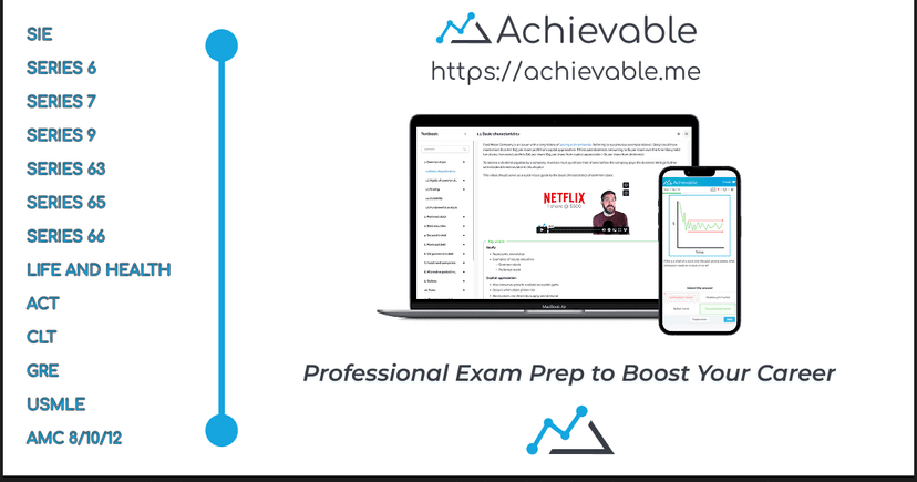 Achievable 官网 | 在线职业与学术考试备考平台