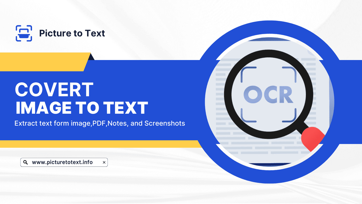 Picture to Text Converter - 免费在线图片转文字，OCR识别神器