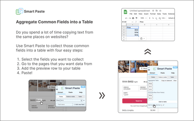 Smart Paste - 高效数据录入与表格提取浏览器扩展