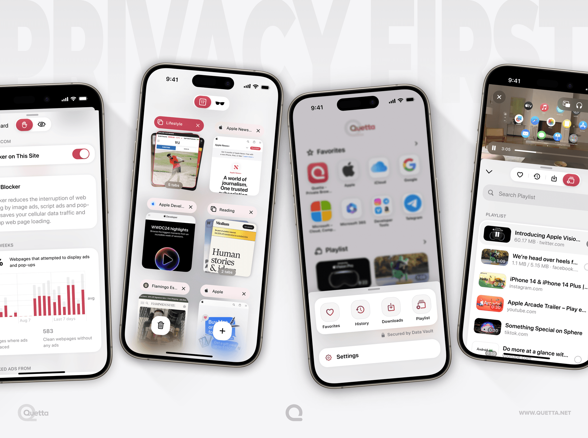 Quetta 浏览器 - AI 广告拦截，隐私安全浏览首选
