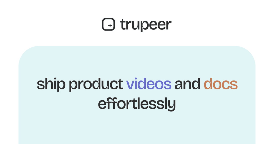 Trupeer AI生成视频与文档助手 - 官网在线工具