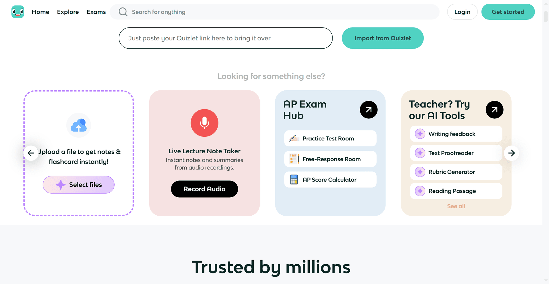 Knowt - 免费 AI 学习工具与 Quizlet 替代方案