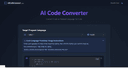 AI Code Converter - 免费多语言代码翻译与生成工具