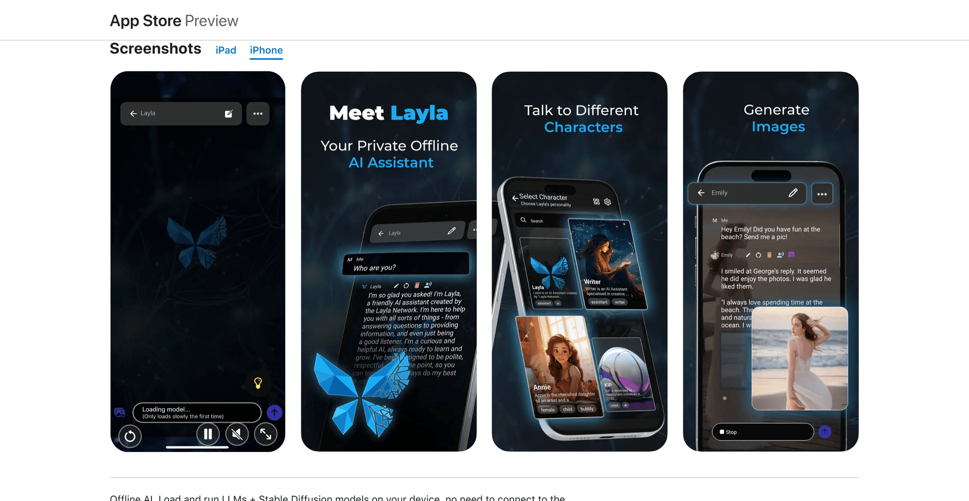 Layla AI - 全球首款离线AI助手App，保护隐私，无审查，Android和iOS均可使用