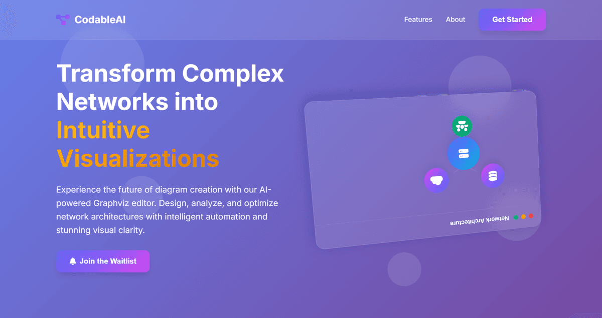 CodableAI - AI生成网络结构图 | 架构图自动化 | 云资源可视化
