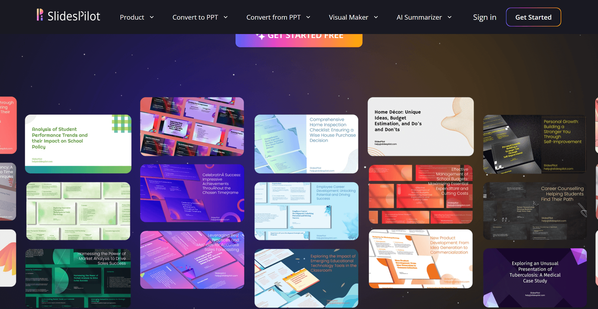 SlidesPilot - AI PowerPoint 演示文稿生成与格式转换平台