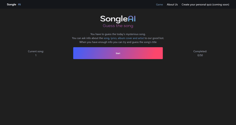 Songle AI 猜歌游戏 - 基于 AI 的每日音乐挑战