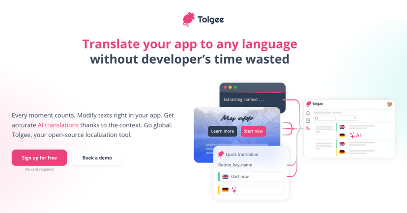 Tolgee：开源应用本地化平台，简化多语言应用翻译流程