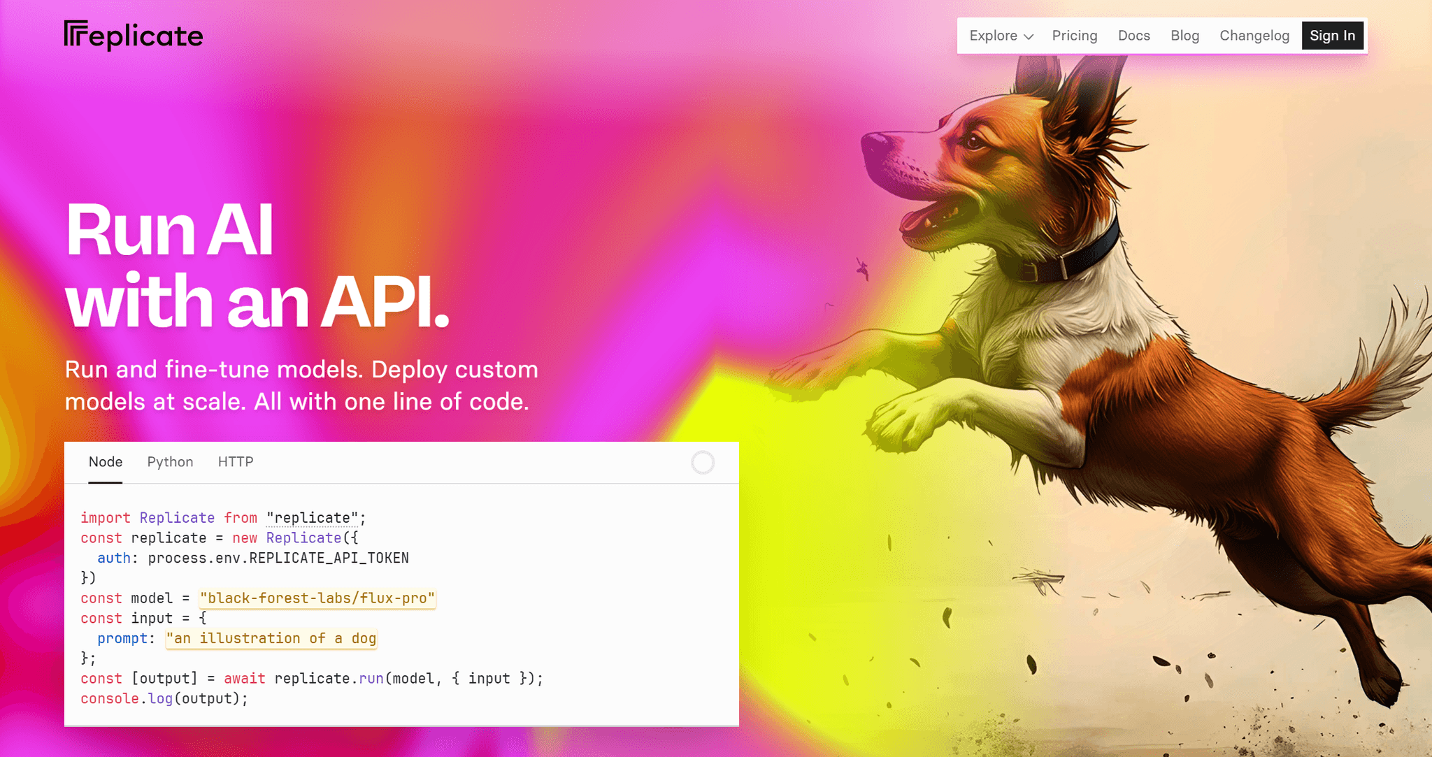 Replicate - 一站式 AI 模型部署与调用平台