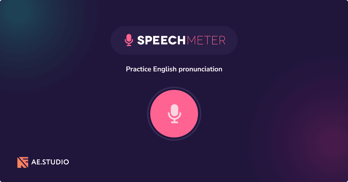 Speech Meter - 英语口音分析与发音改进在线工具