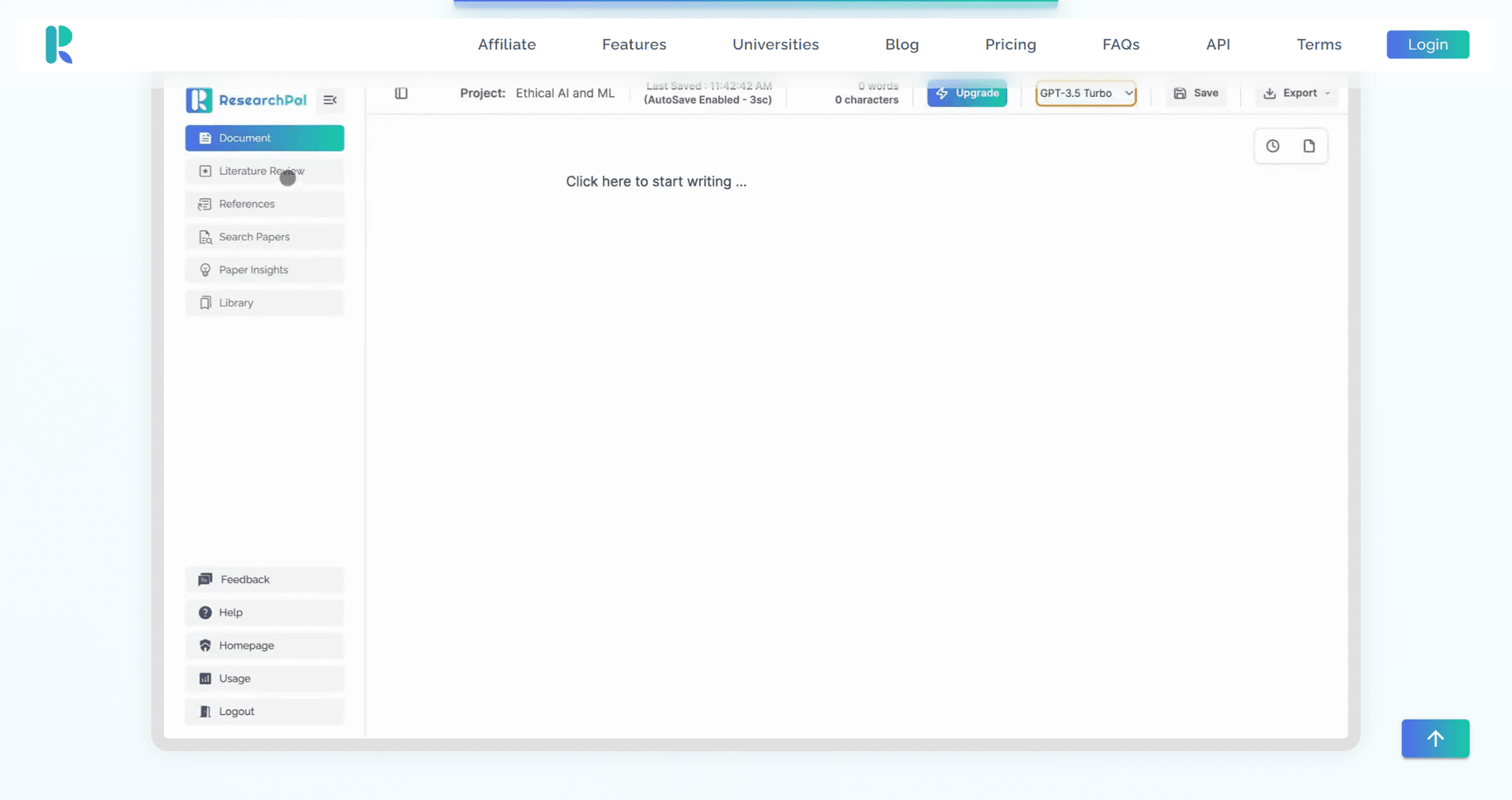 ResearchPal - 全能 AI 学术助手，自动文献综述与论文写作工具