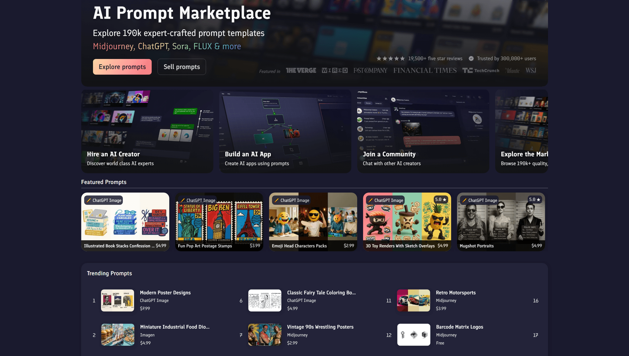 PromptPort：最佳 AI 写作与生成提示词库 | 提升您的创意与效率