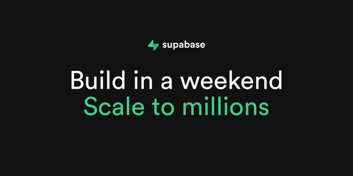 Supabase 官网 | Postgres开发平台，实时API与AI集成工具