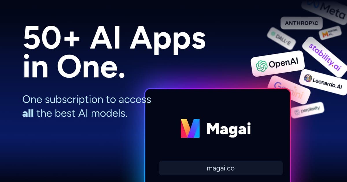 Magai：集成 50+ 顶级 AI 模型的一站式聊天平台