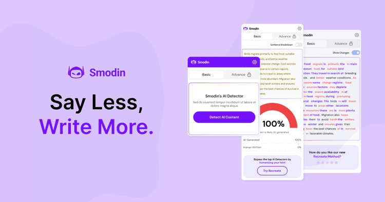 Smodin: AI文本检测与人性化改写工具 | 智能写作助手