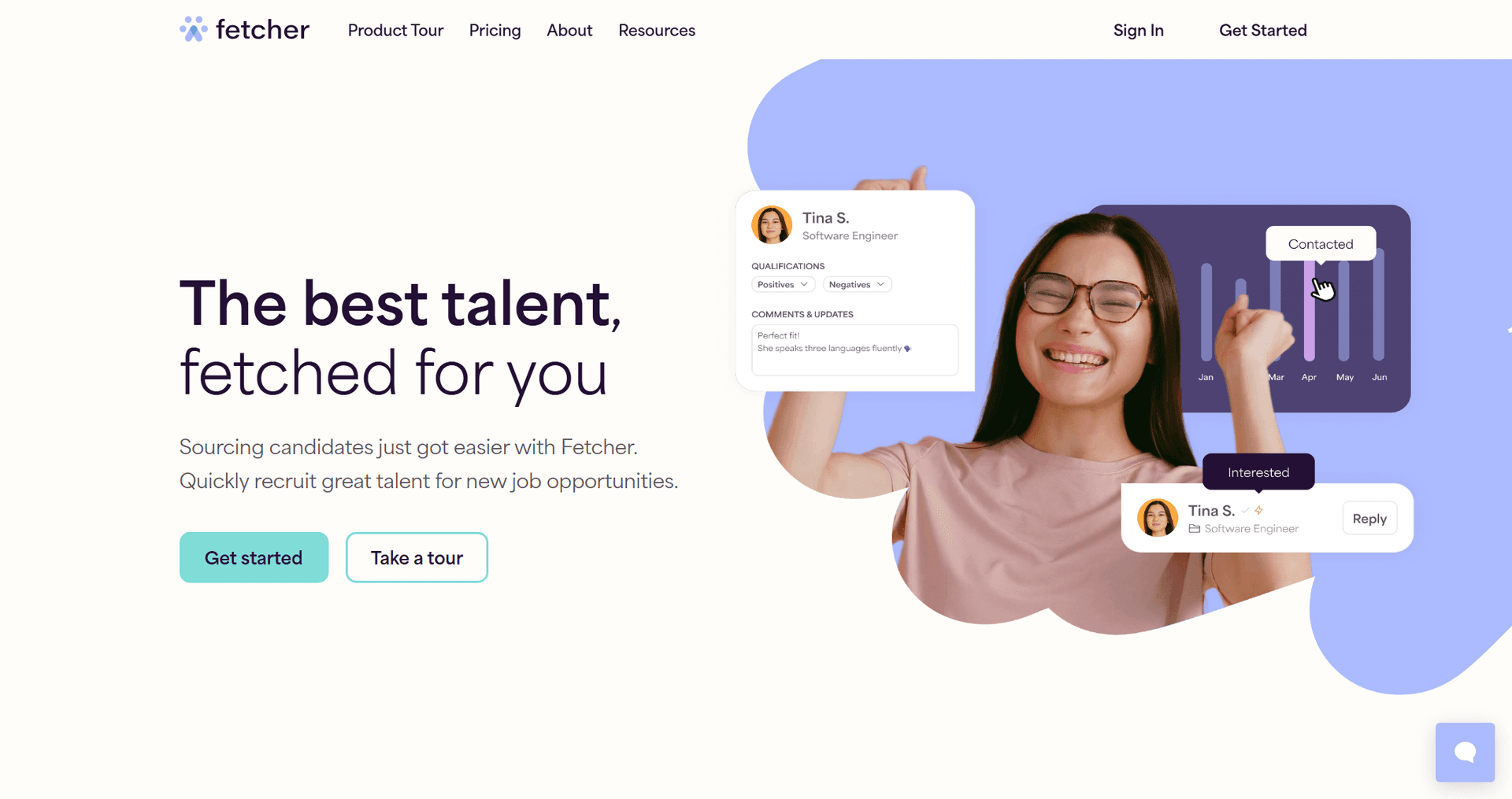 Fetcher: AI 招聘工具，智能搜寻被动候选人，提升招聘效率