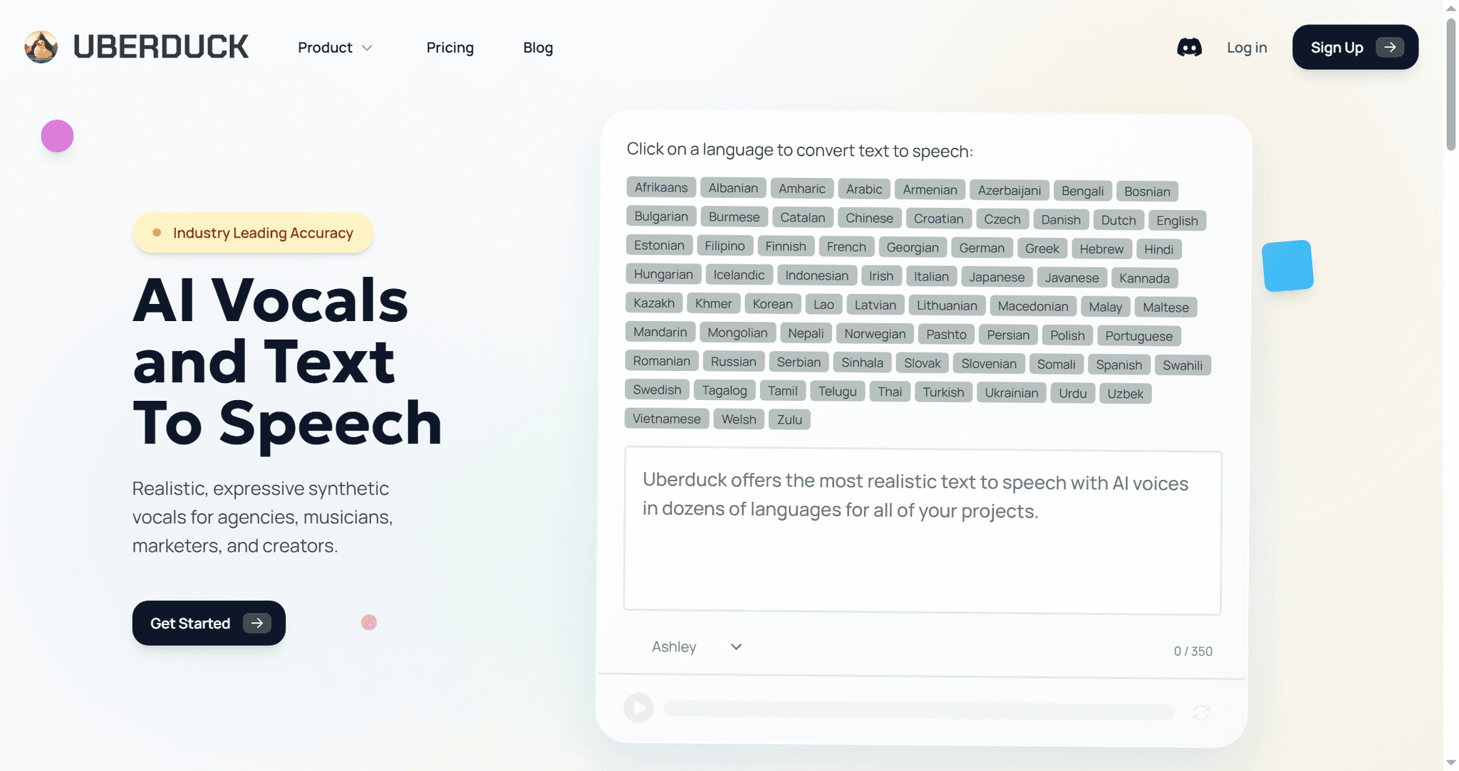 Vocalize - AI 翻唱与语音生成平台 | 创造属于你的 AI 声音