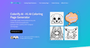 Colorify AI - 免费 AI 涂色页生成器，文字图片一键生成高品质涂色画