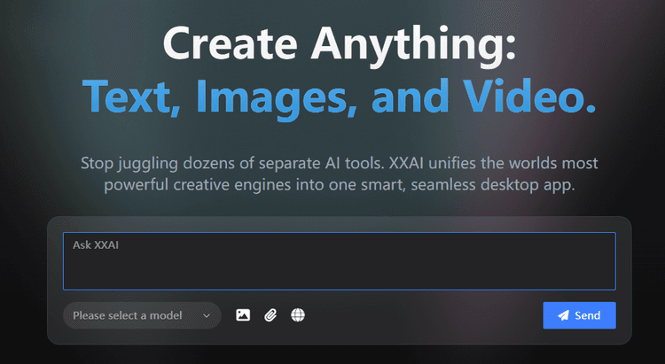 XXAI 免费 AI 软件 | 集成 GPT、Claude、Gemini 等 15 款顶级模型