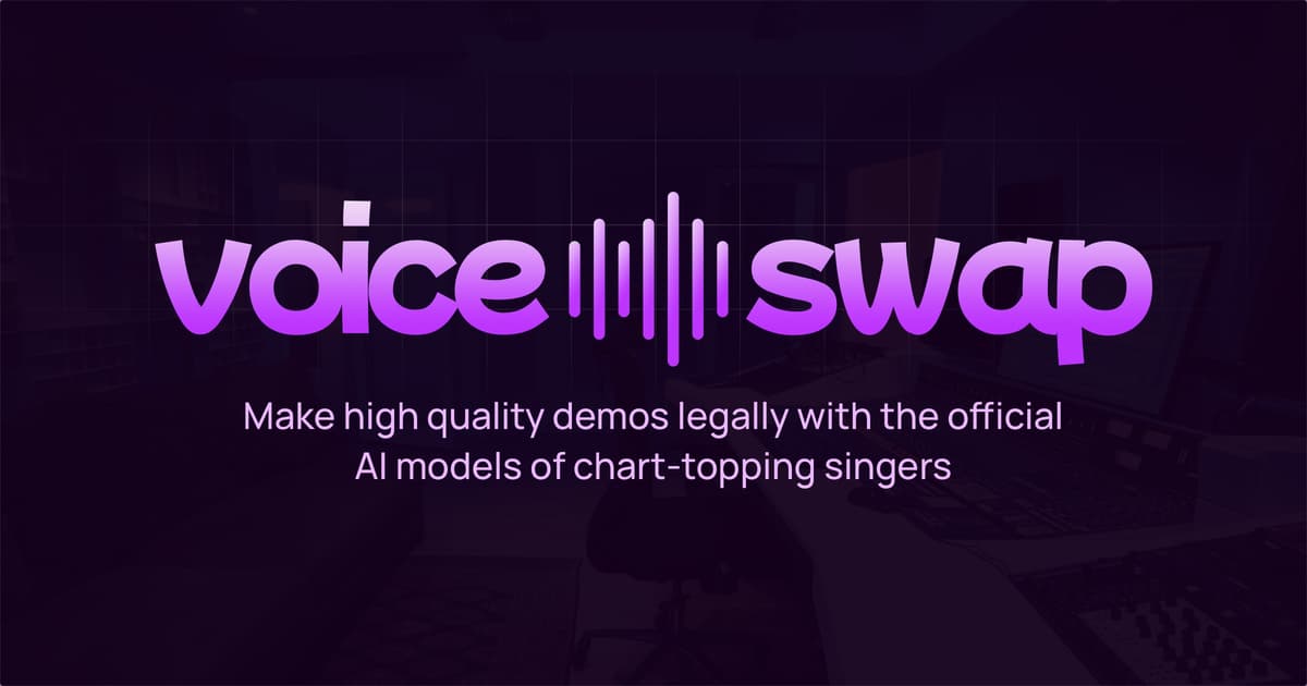 Voice-Swap: AI歌声转换 | 艺术家变声 | 免费VST插件
