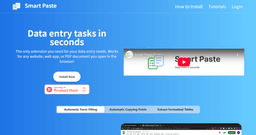 Smart Paste - 高效数据录入与表格提取浏览器扩展