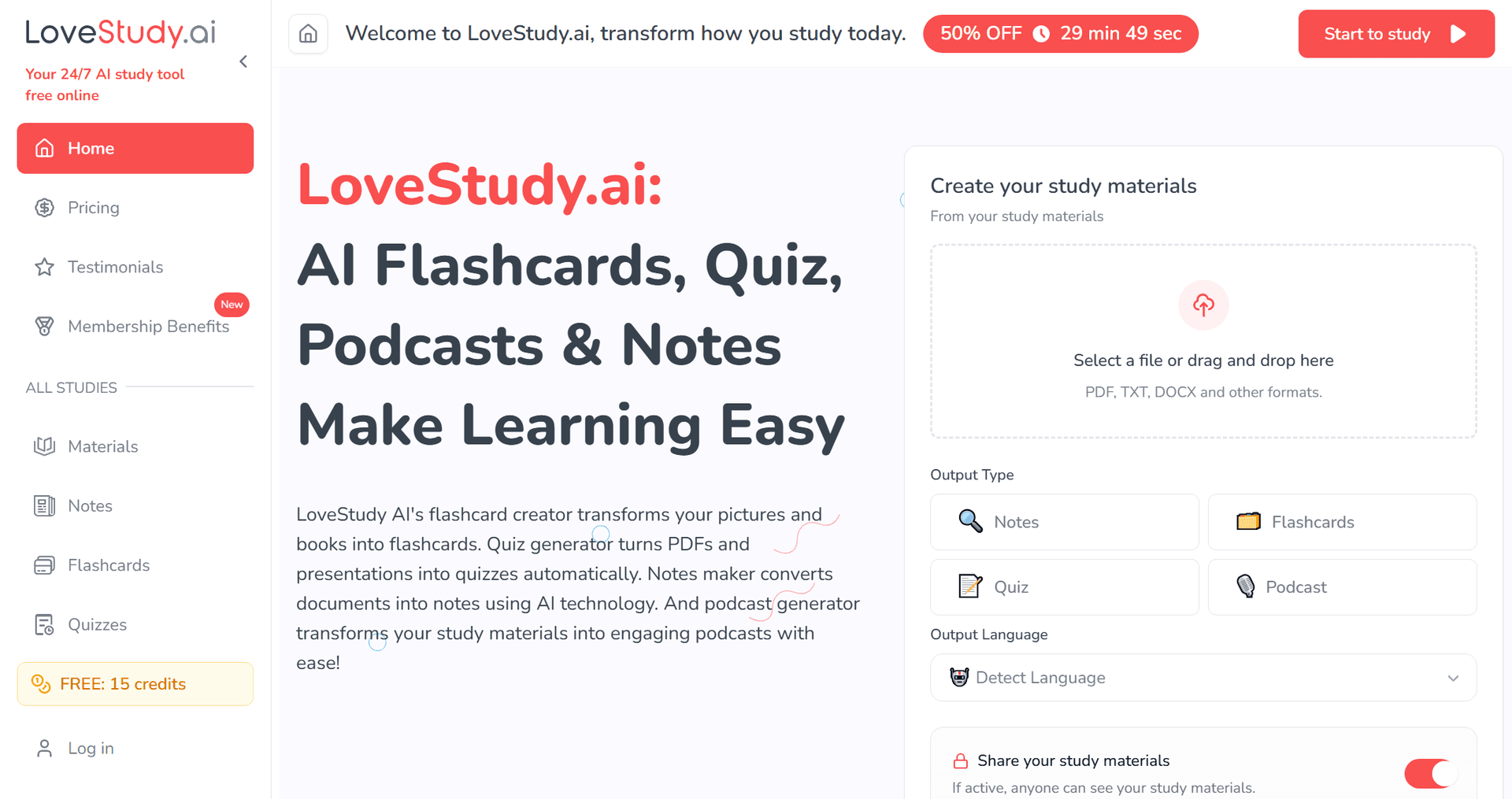 QuizMate - 用 AI 提升学习效率的全能学习工具