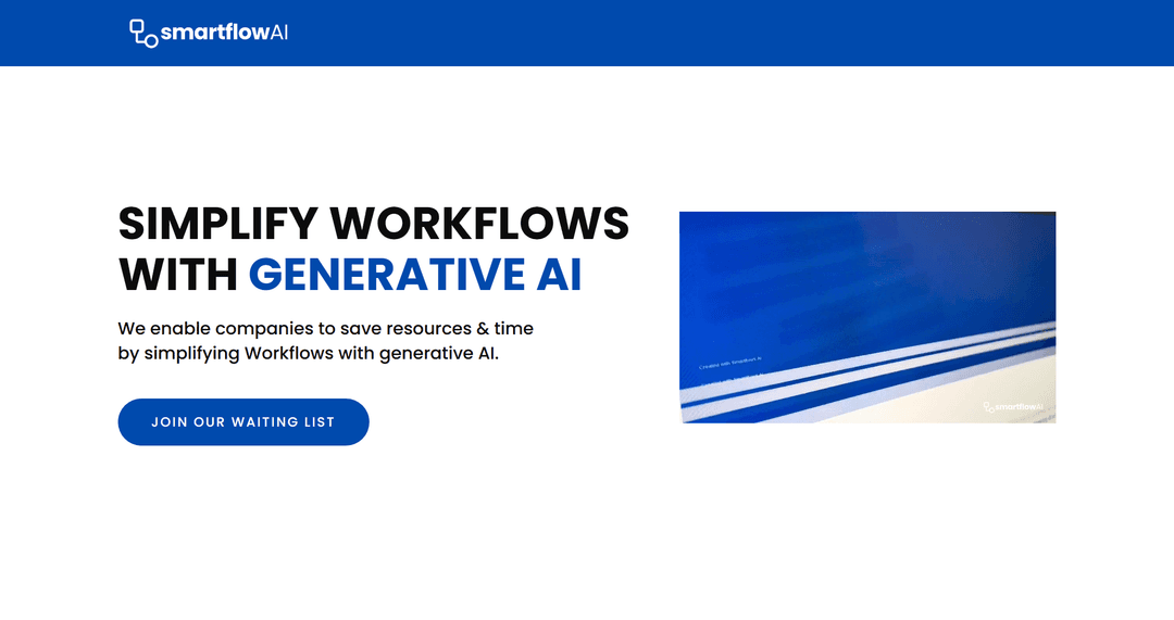 SmartflowAI：生成式AI工作流简化工具，高效节省企业资源与时间