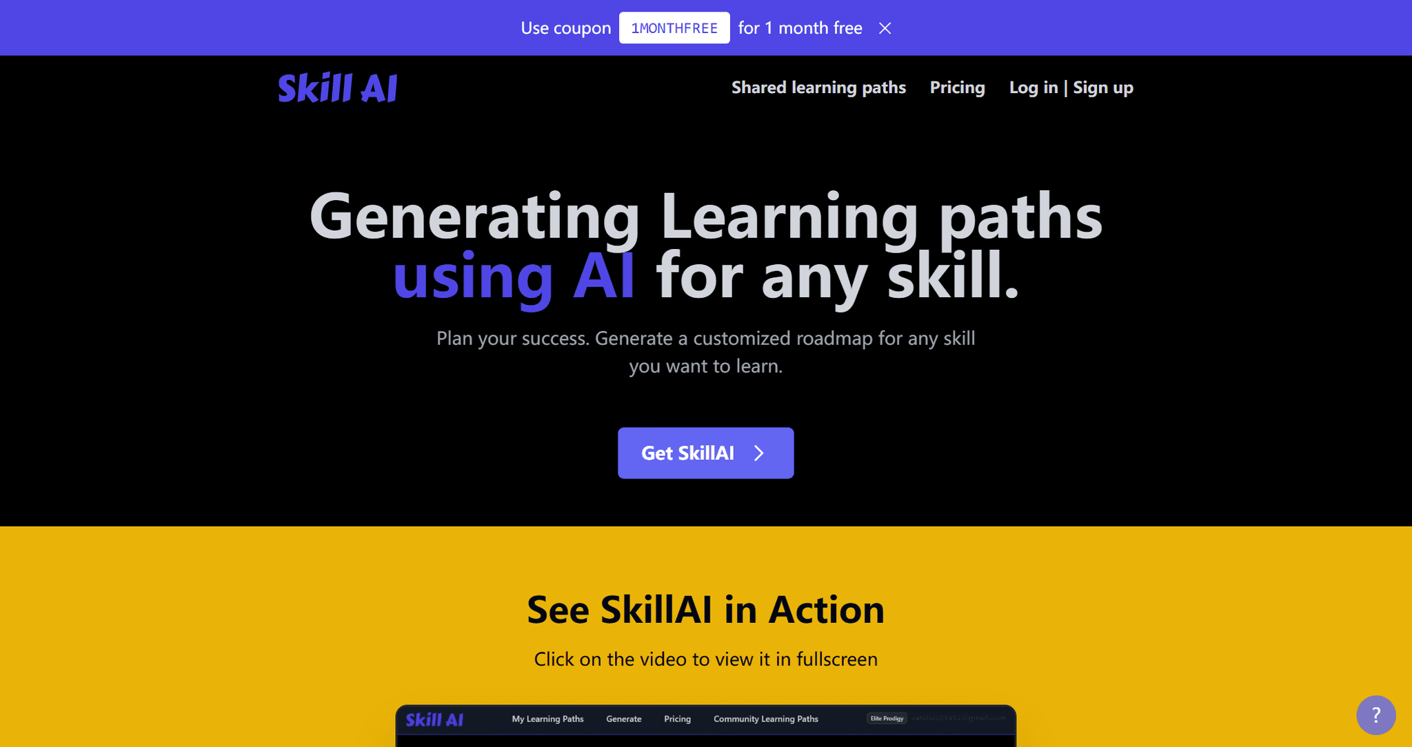 SkillAI：AI 驱动的技能发展平台，定制化学习路径助你职场成功