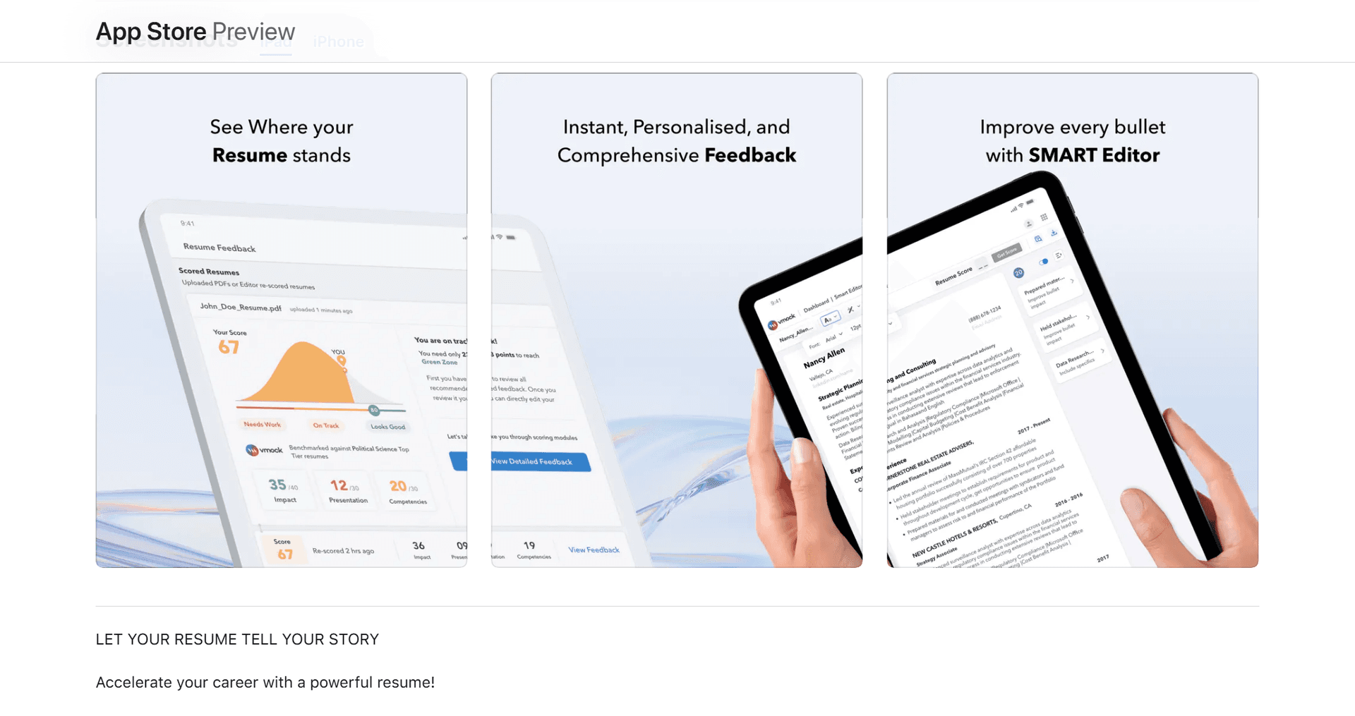VMock Dashboard - 全球 AI 职业加速平台 | 智能简历与技能分析