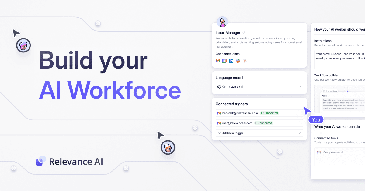 Relevance AI - AI Workforce 平台 | 构建企业专属智能代理团队