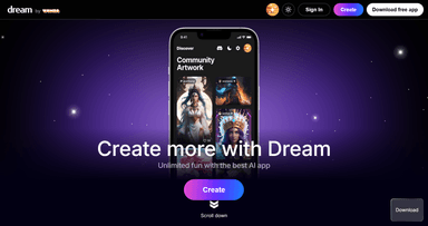 WOMBO Dream AI 绘画生成器 | 文字秒变数字艺术作品