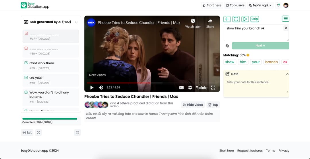 Easy Dictation - AI英语听力练习与听写工具 | 官网在线版