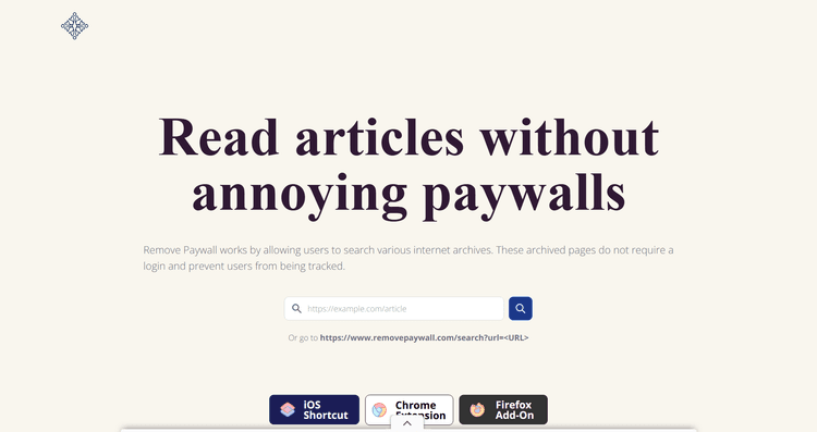 PaywallBuster - 免费在线新闻免付费墙工具